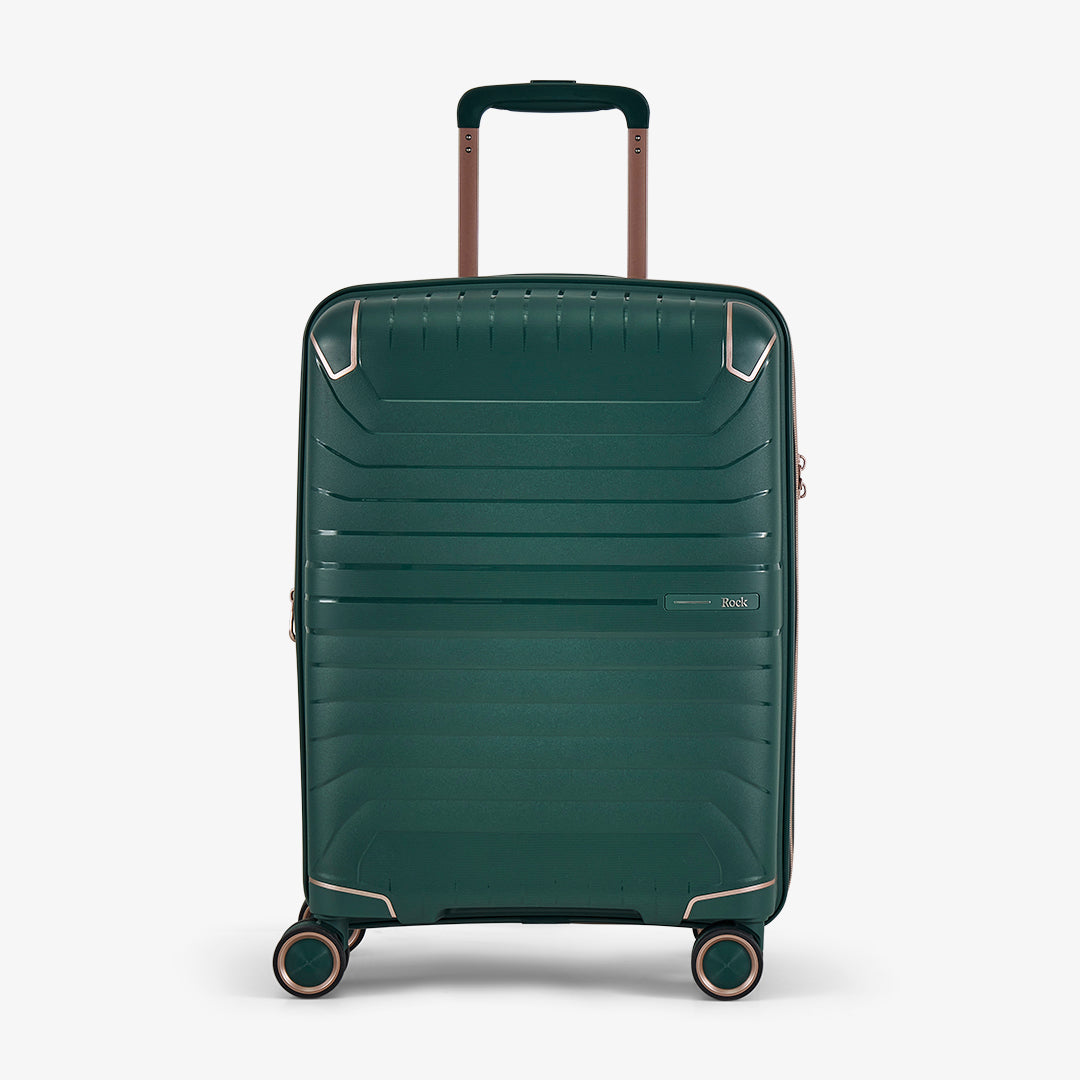 Astrid Small Suitcase | Dark Green | Rock Luggage