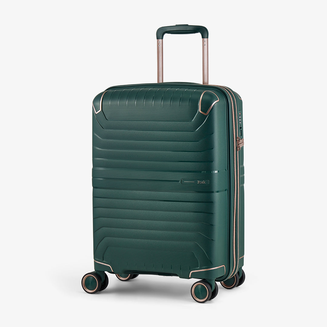 Astrid Small Suitcase | Dark Green | Rock Luggage