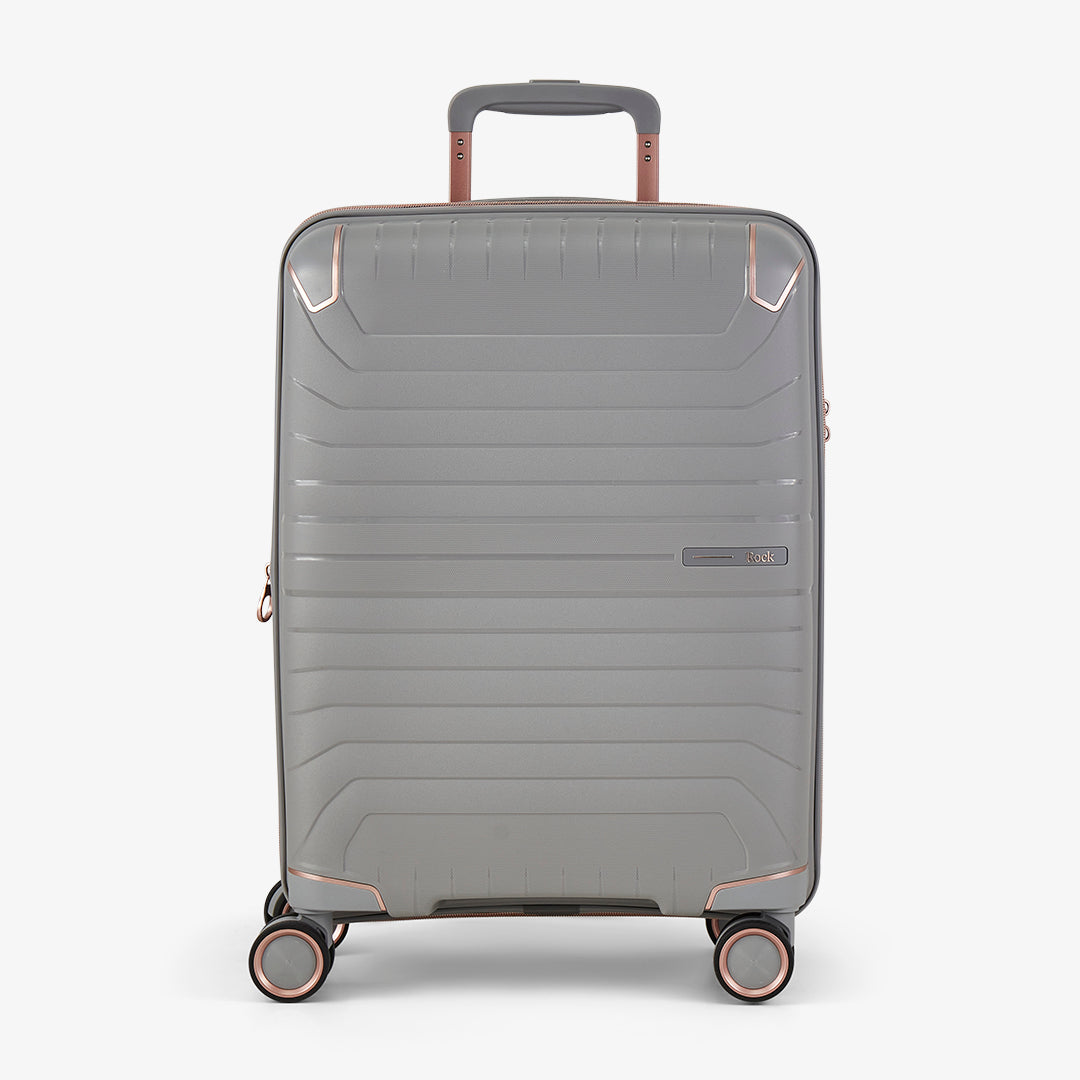 Astrid Small Suitcase | Grey | Rock Luggage