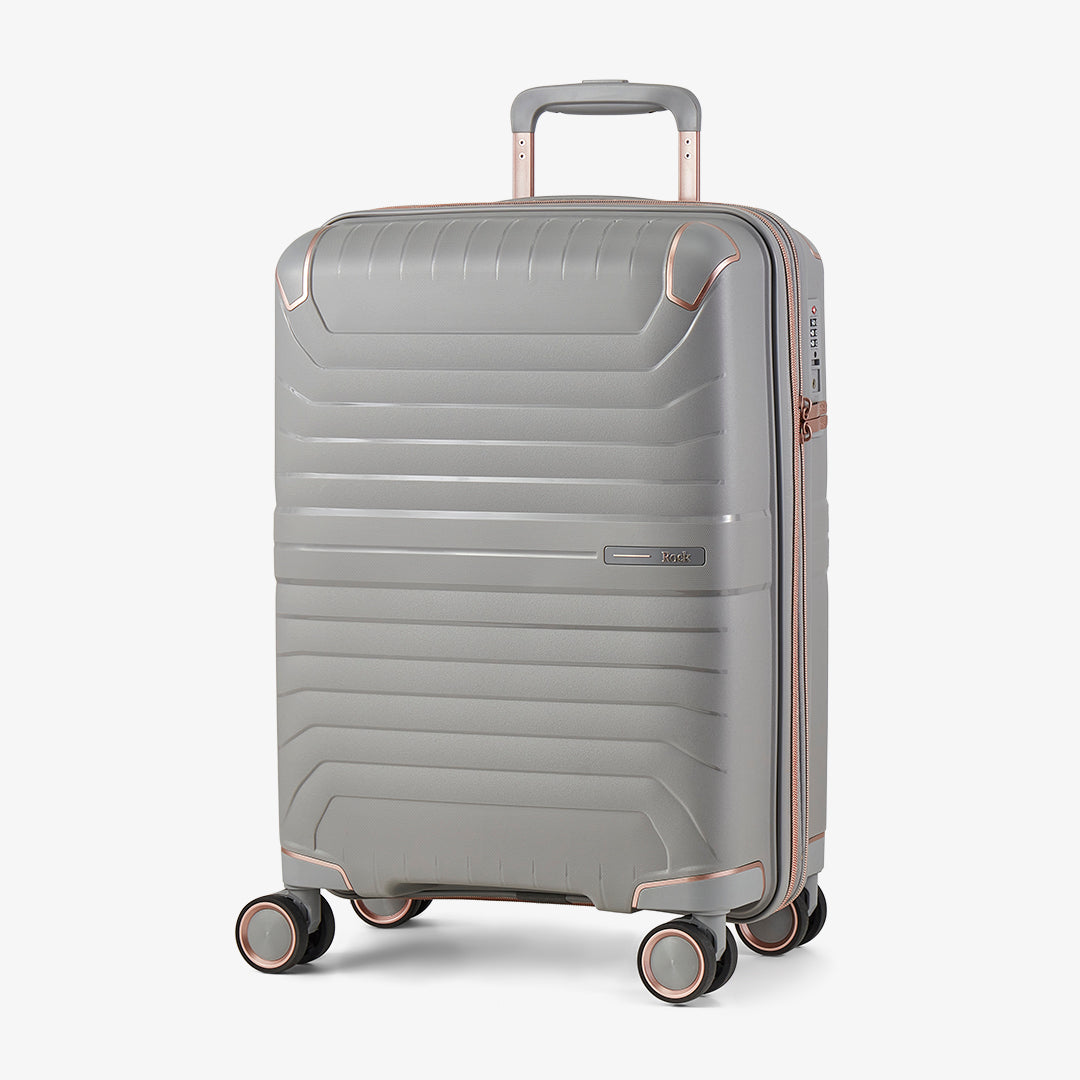 Astrid Small Suitcase | Grey | Rock Luggage