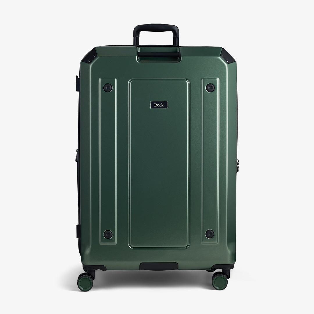 Alpine Set of 3 Suitcases | Khaki Green | Rock Luggage