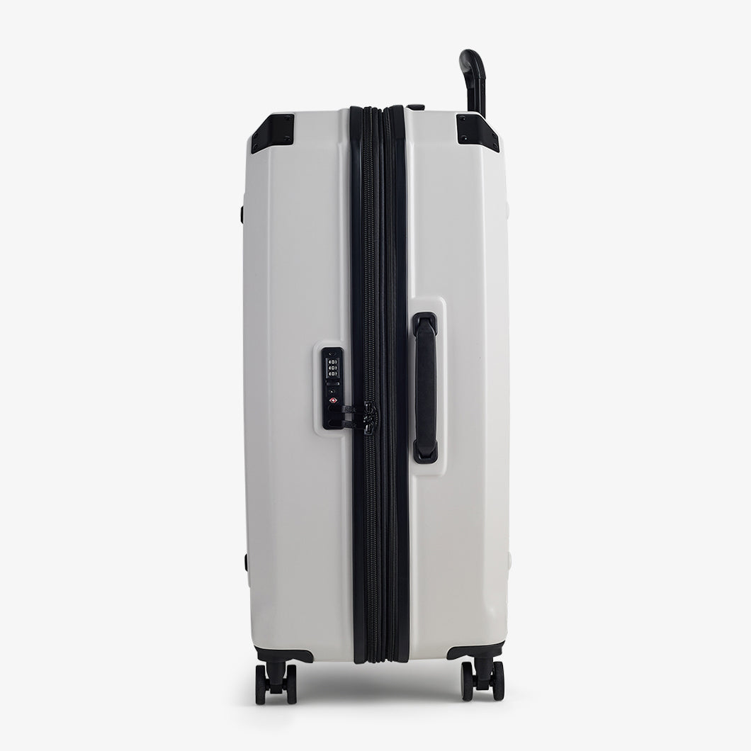 Alpine Large Suitcase | White | Rock Luggage