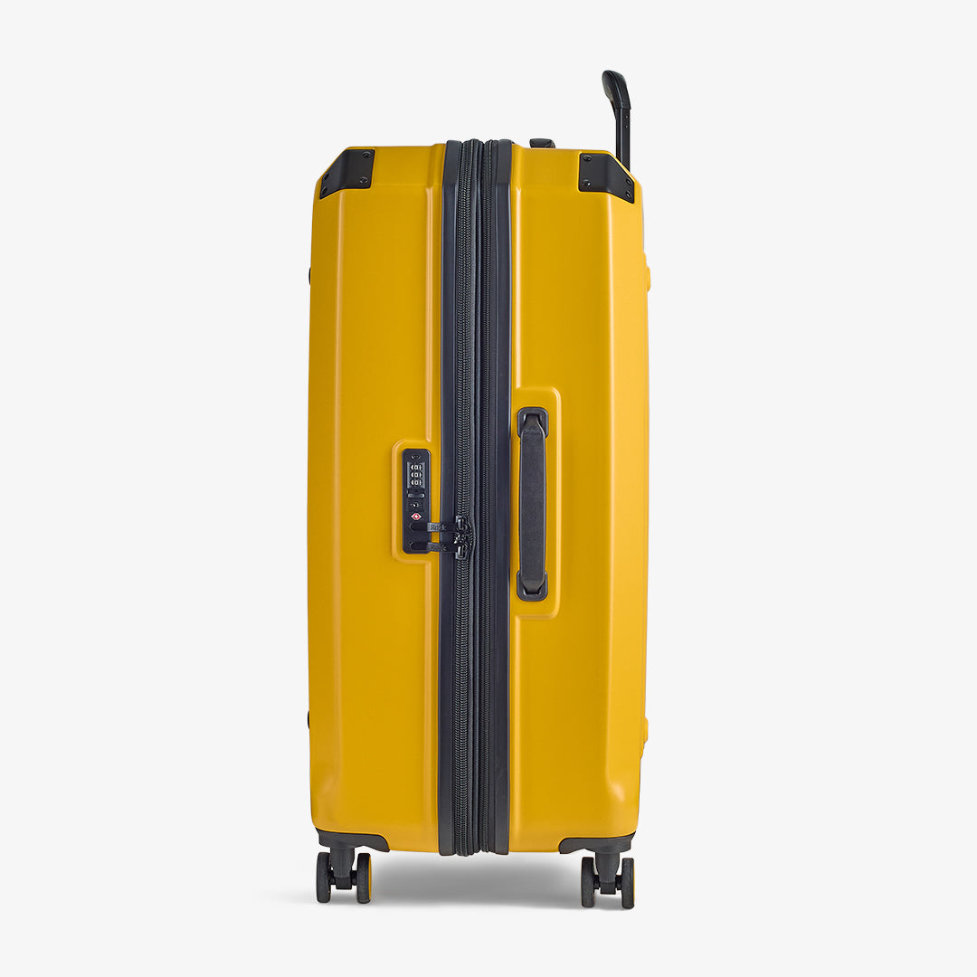 Alpine Large Suitcase | Yellow | Rock Luggage