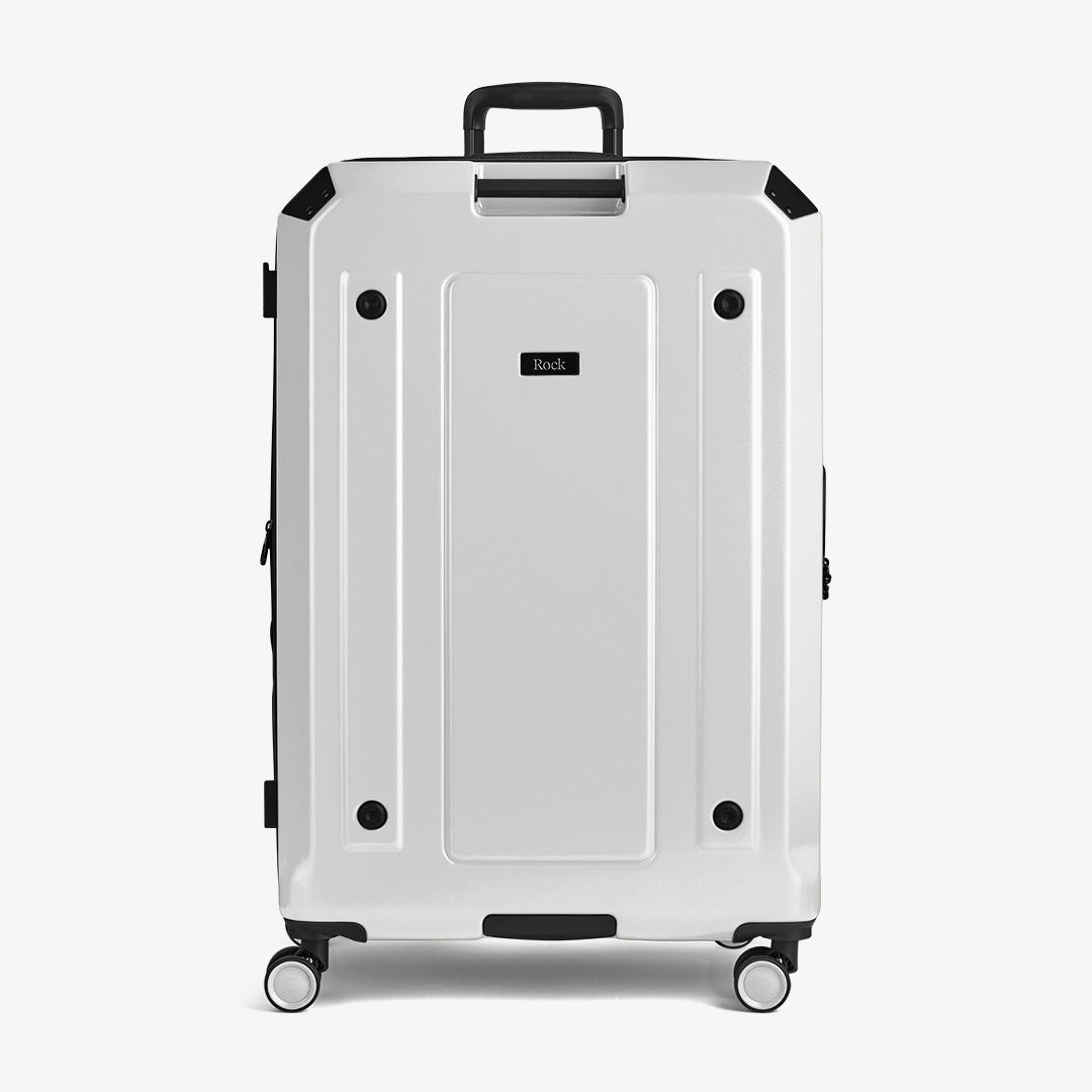 Alpine Set of 3 Suitcases | White | Rock Luggage