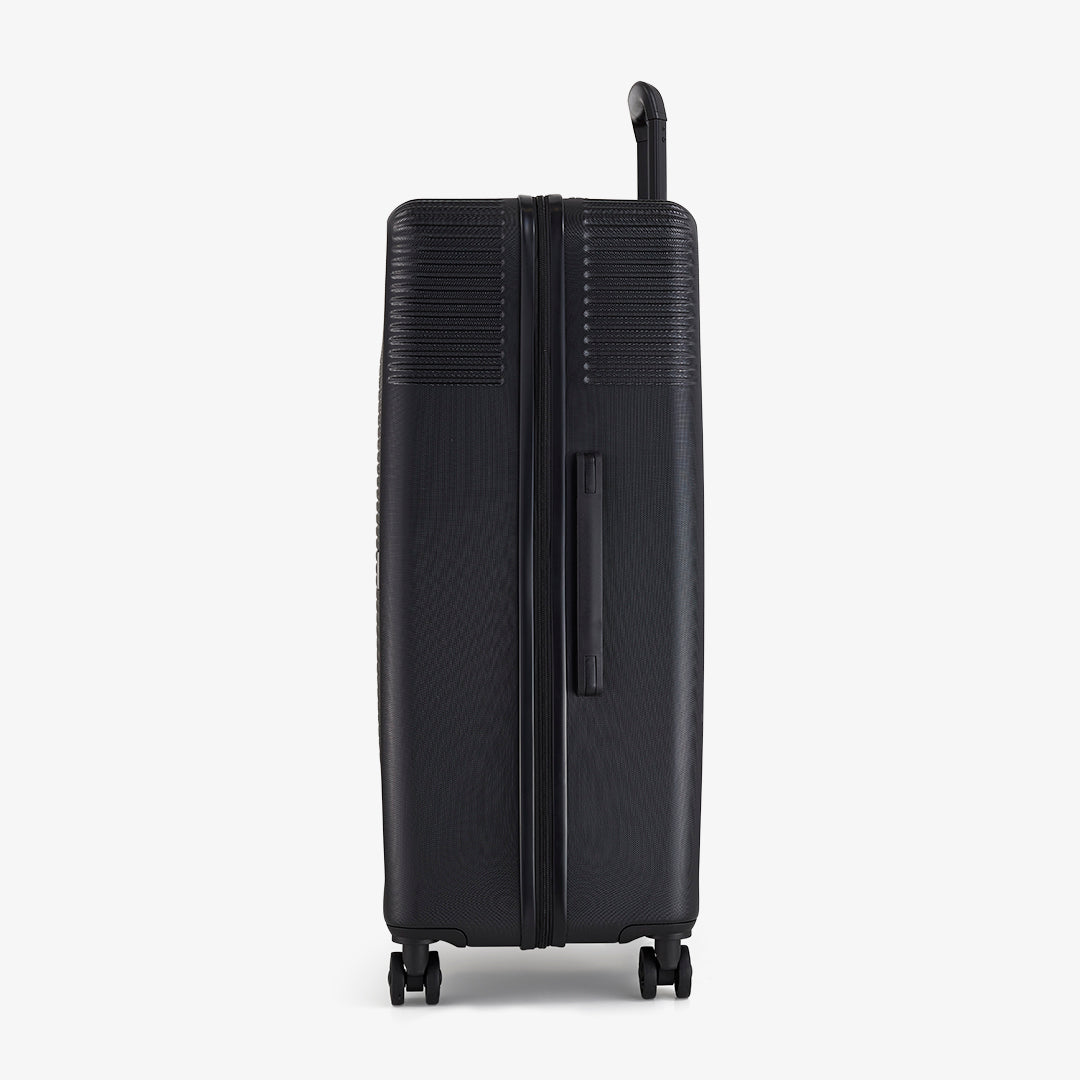Lincoln Set of 3 Suitcases | Black | Rock Luggage