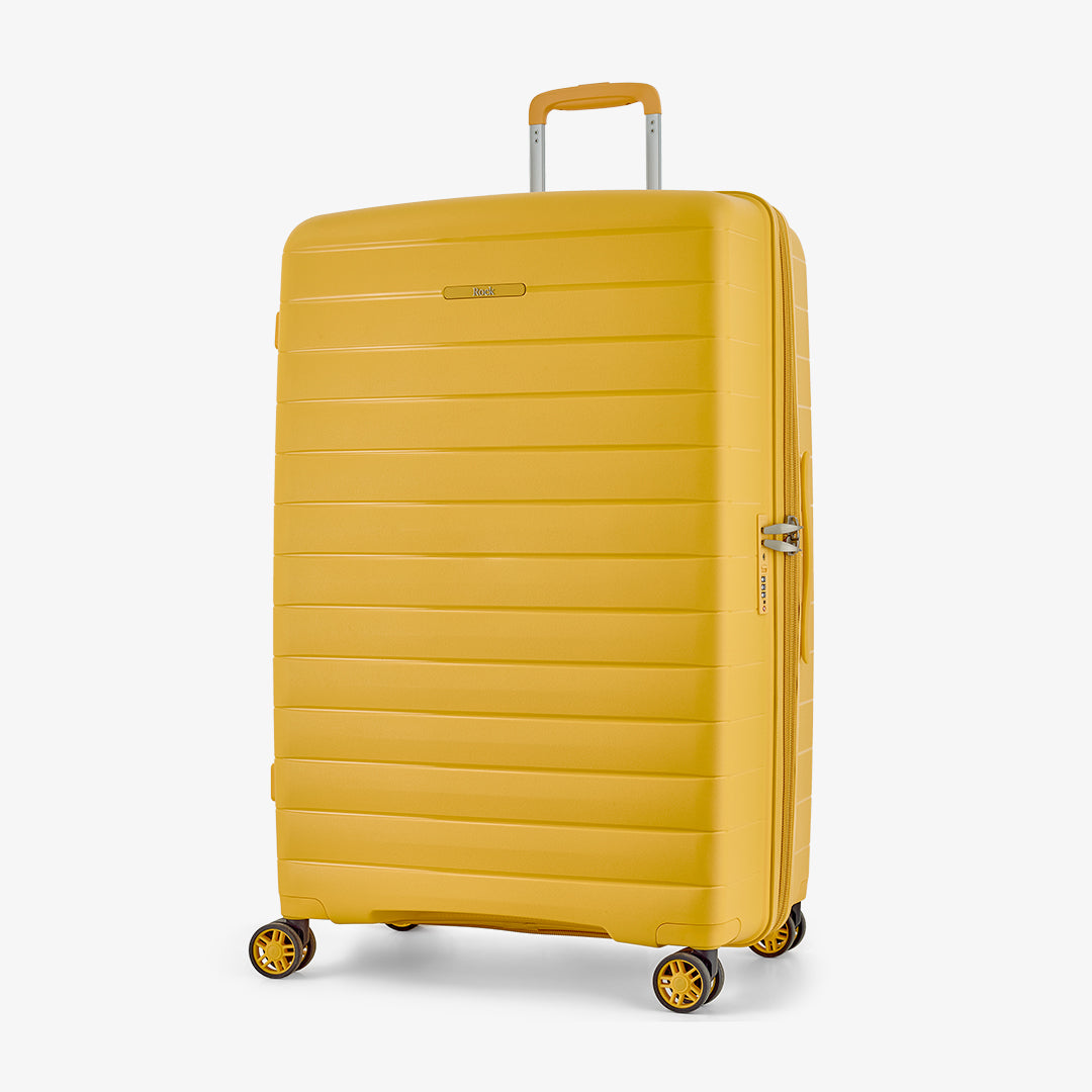 Palma Large Suitcase | Yellow | Rock Luggage