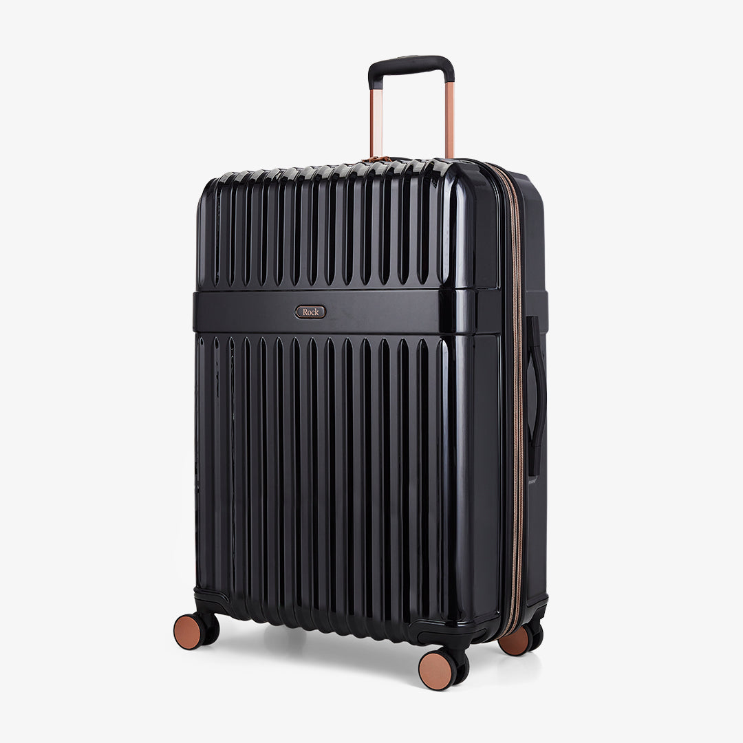 Selene Large Suitcase | Black | Rock Luggage