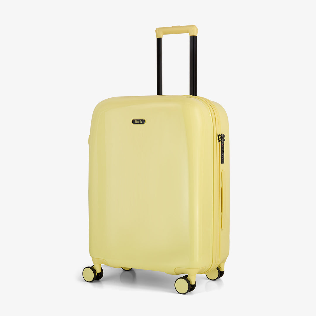 Gelato Medium Suitcase | Lemon Ice | Rock Luggage