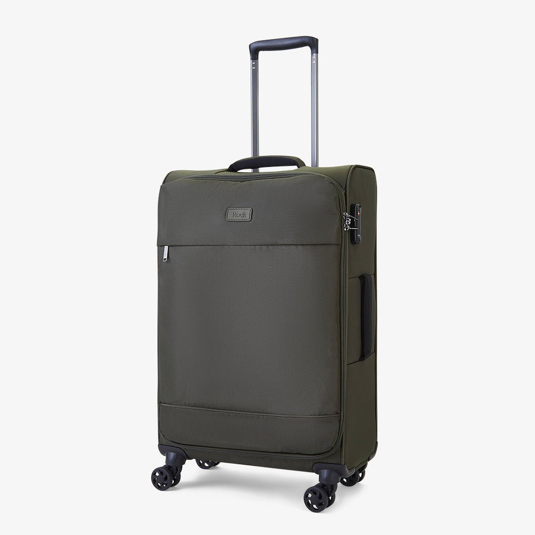 Paris Medium Suitcase | Olive Green | Rock Luggage