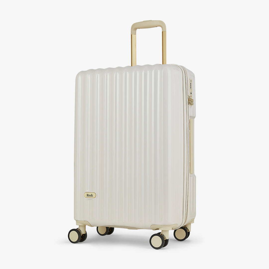Primrose Medium Suitcase | Cream | Rock Luggage
