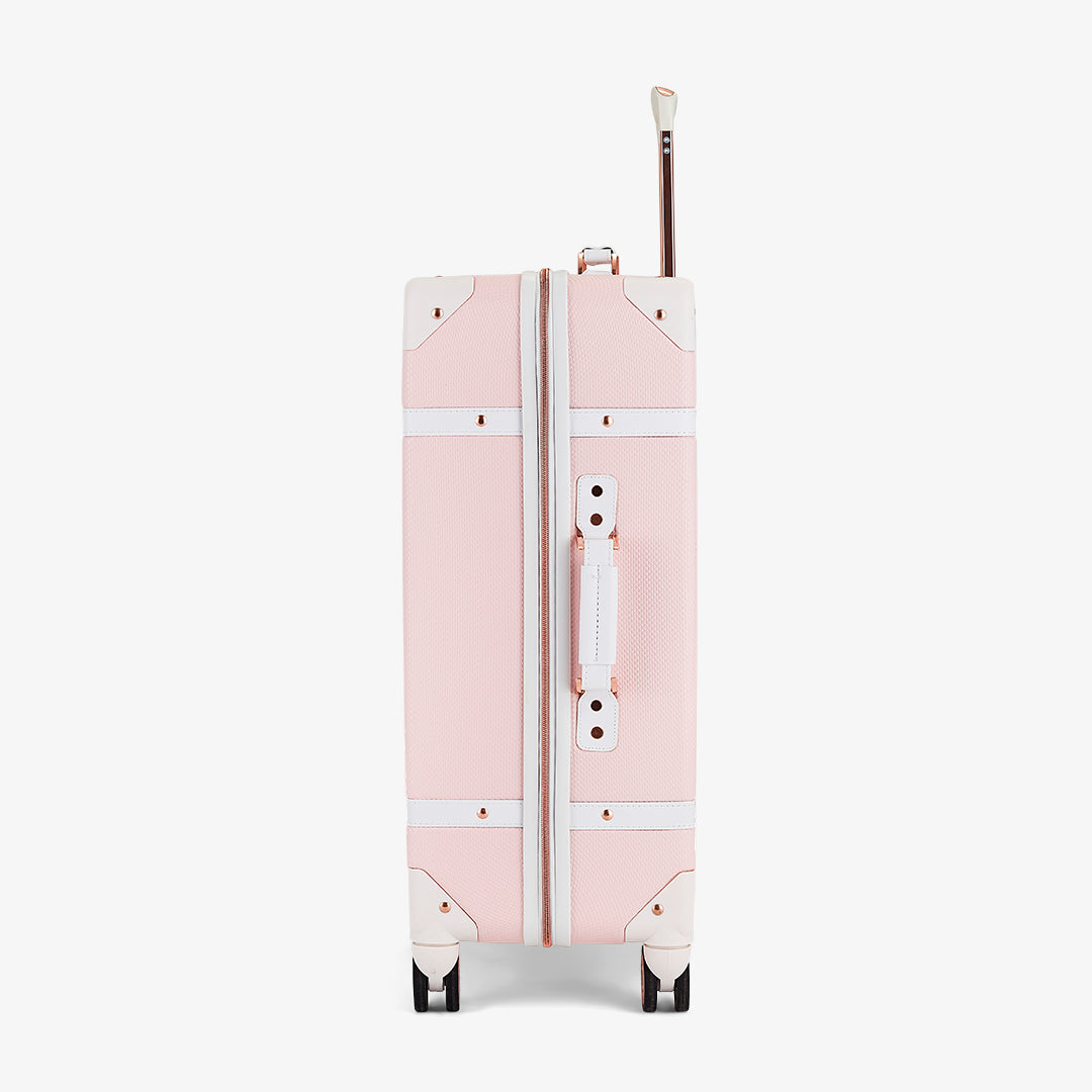 Vintage Medium Suitcase | Baby Pink | Rock Luggage