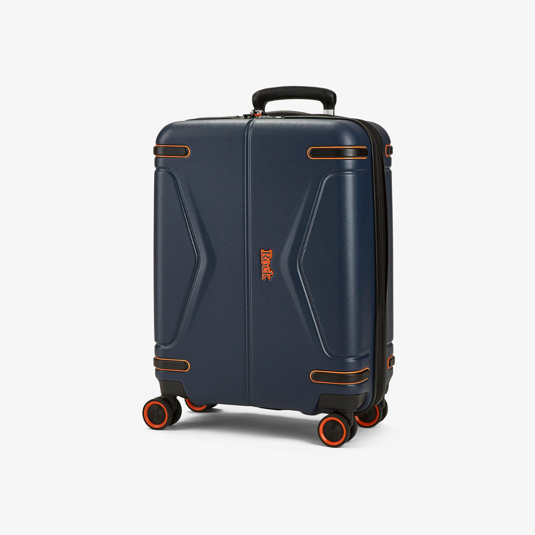 Genesis Small Suitcase | Navy | Rock Luggage