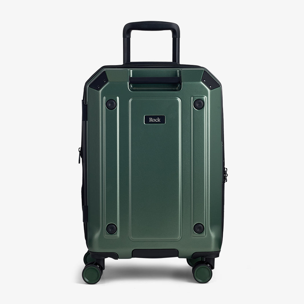 Alpine Small Suitcase | Khaki Green | Rock Luggage