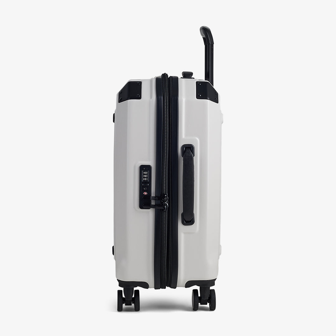Alpine Small Suitcase | White | Rock Luggage