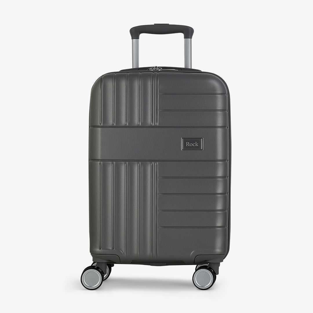 Aspen Small Suitcase | Charcoal | Rock Luggage