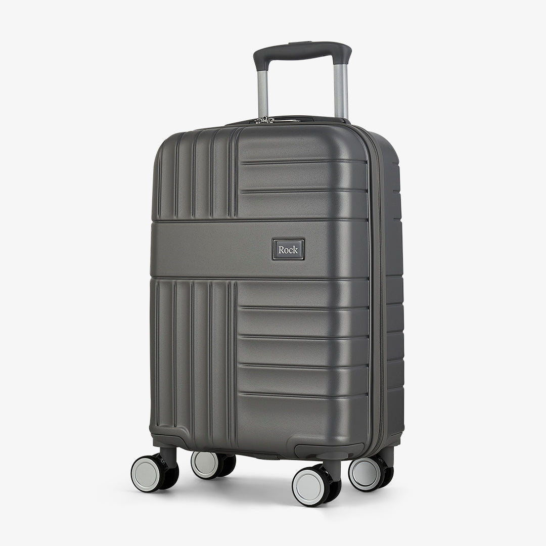 Aspen Small Suitcase | Charcoal | Rock Luggage