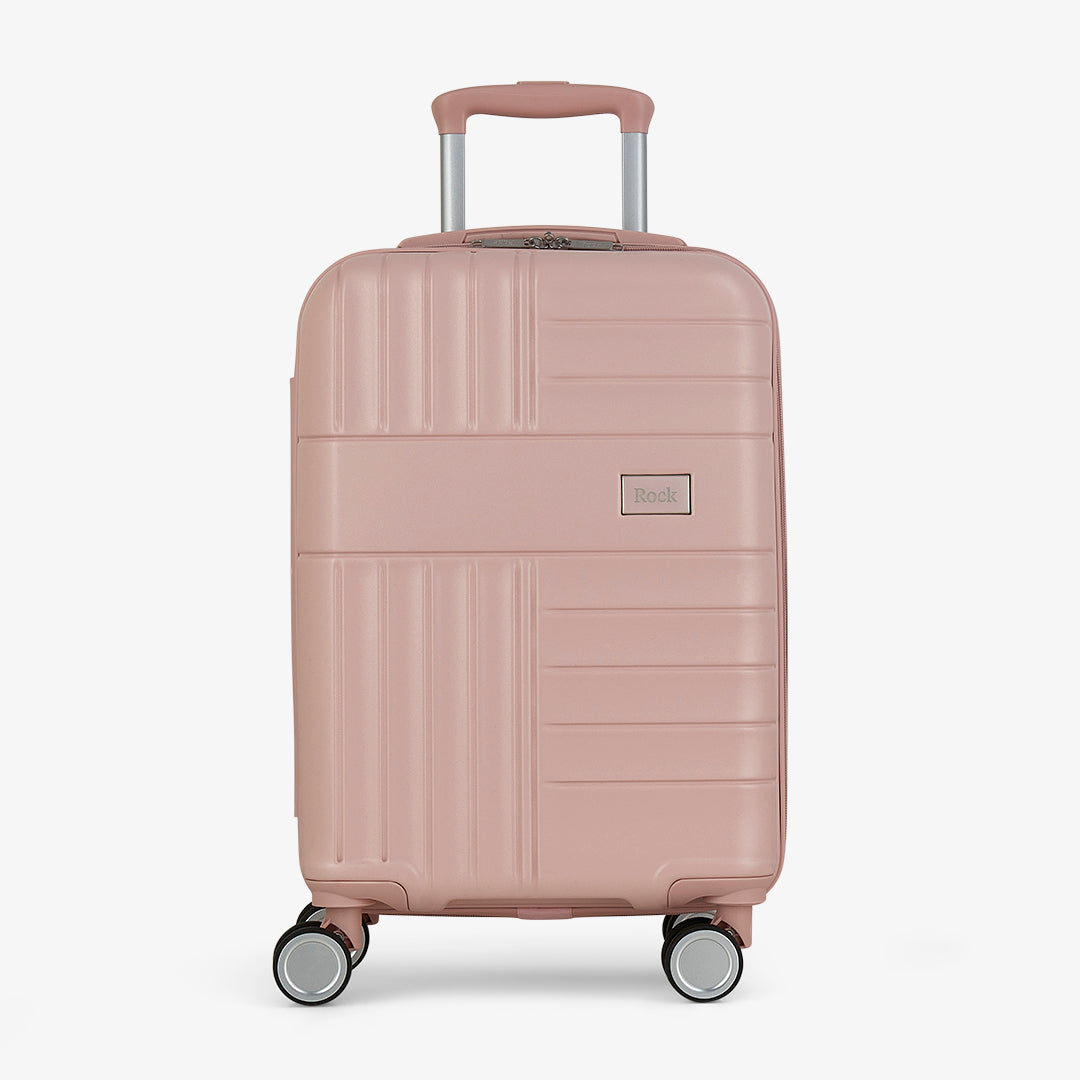 Aspen Small Suitcase | Pink | Rock Luggage