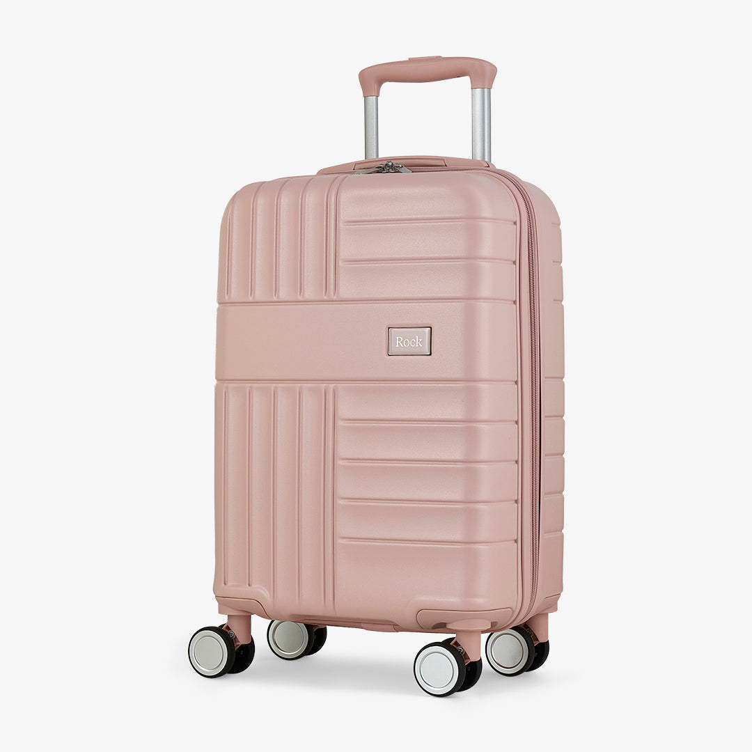 Aspen Small Suitcase | Pink | Rock Luggage