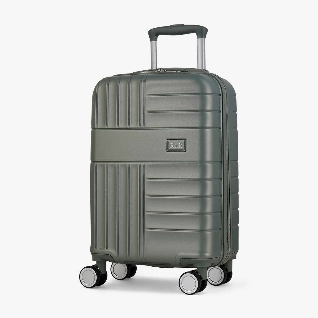 Aspen Small Suitcase | Sage Green | Rock Luggage