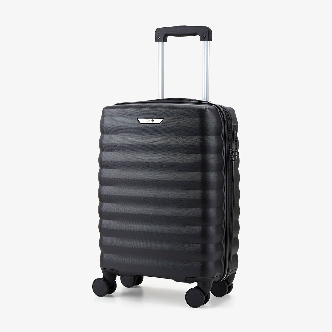 Berlin Small Suitcase | Black | Rock Luggage