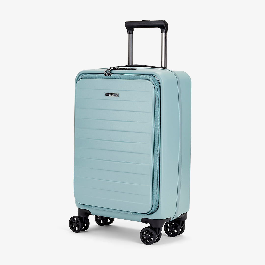 Eden Small Suitcase | Seafoam Blue | Rock Luggage