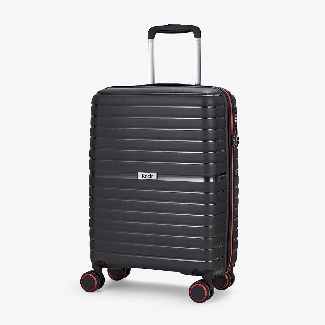 Hydra-Lite Small Suitcase | Black | Rock Luggage