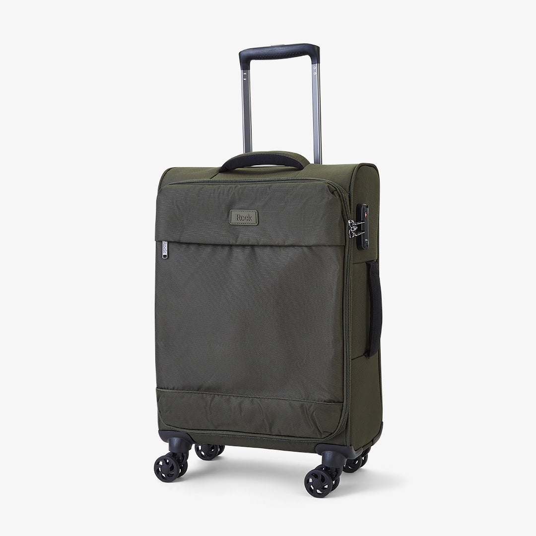 Paris Small Suitcase | Olive Green | Rock Luggage