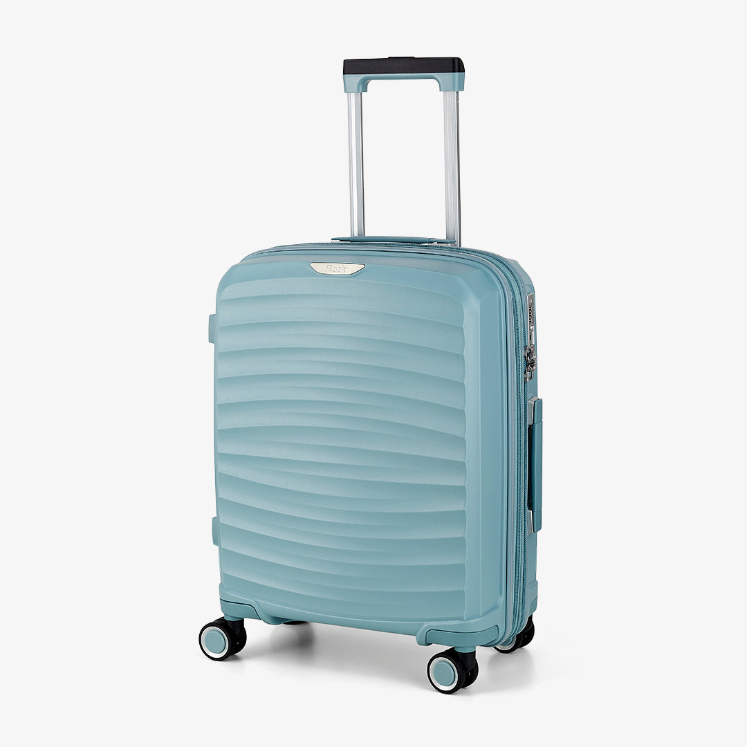 Sunwave Small Pastel Suitcase | Light Blue | Rock Luggage
