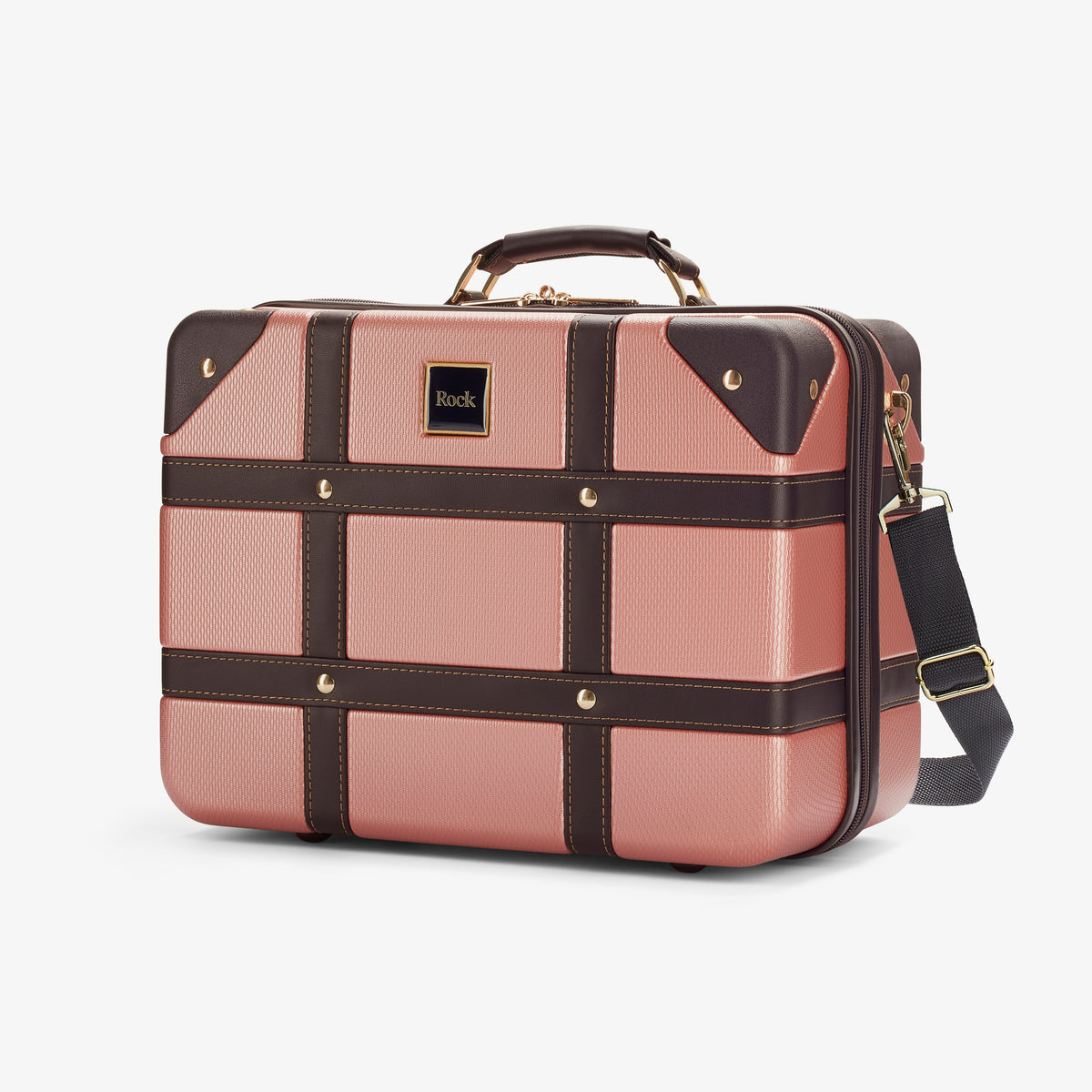 Vintage Vanity Suitcase | Rose Pink | Rock Luggage