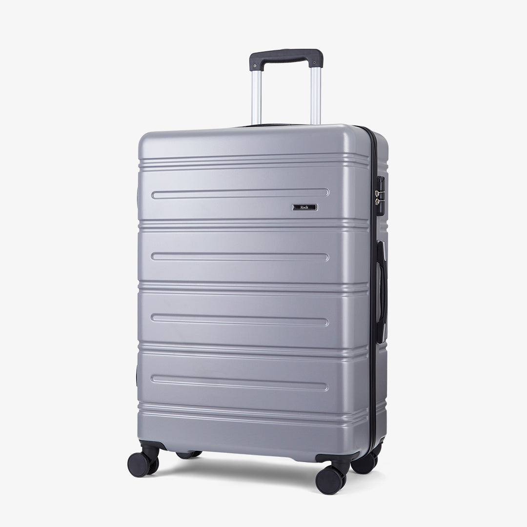 Lisbon Large Suitcase | Grey | Rock Luggage