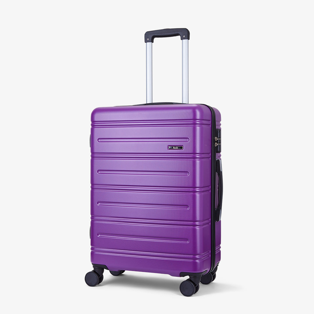 Lisbon Medium Suitcase | Purple | Rock Luggage