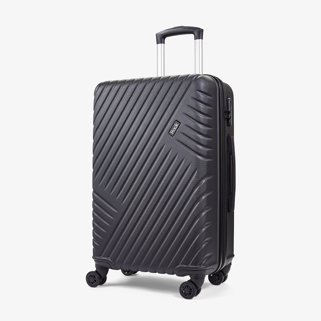 Santiago Medium Suitcase | Black | Rock Luggage