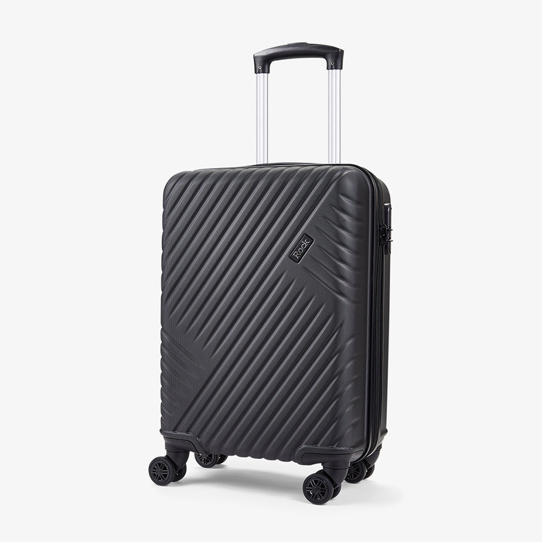 Santiago Small Suitcase | Black | Rock Luggage