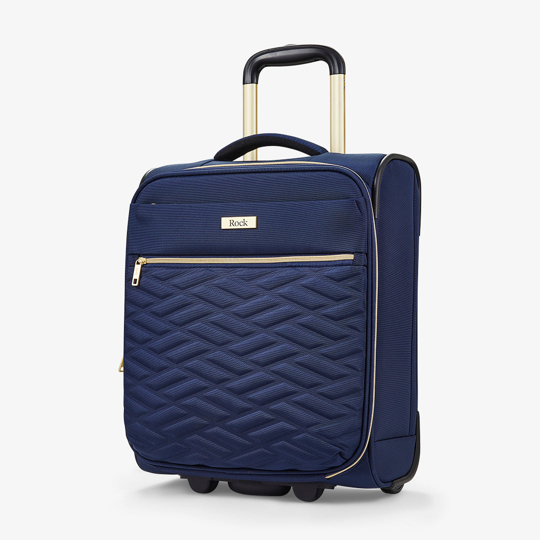 Sloane Underseat Cabin Suitcase | Navy| Rock Luggage