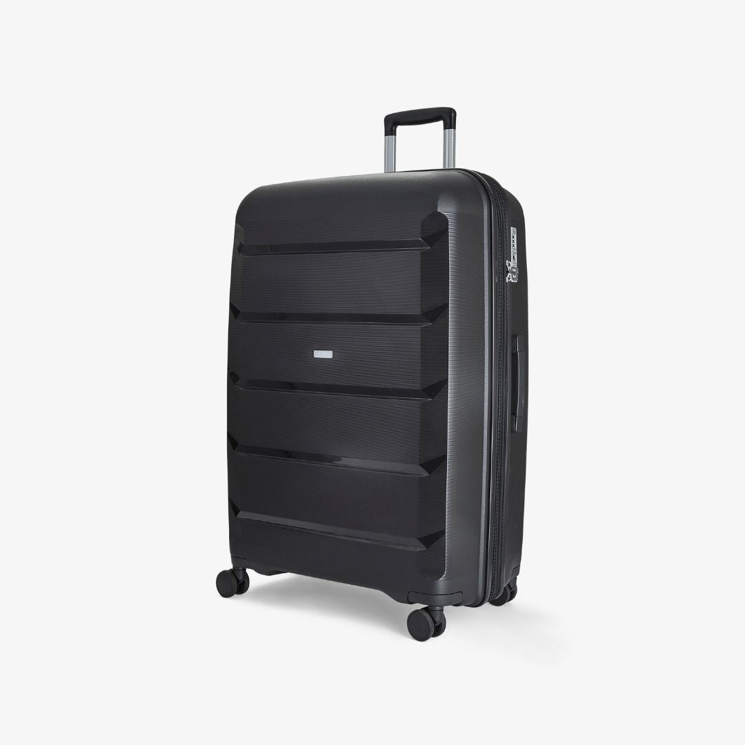 Tulum Large Pastel Suitcase | Black | Rock Luggage
