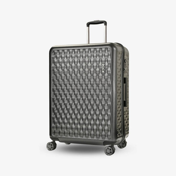 Lisbon Large Suitcase | Grey | Rock Luggage